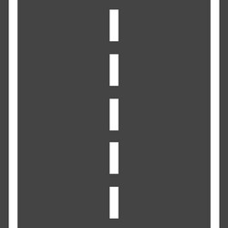 Straight road with white markings highway Vector Image