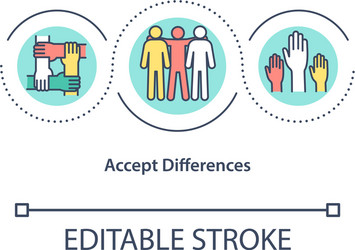 Cognitive dimension blue gradient concept icon Vector Image