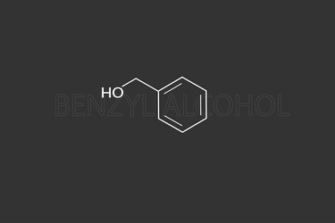 Benzyl alcohol molecular skeletal chemical formula