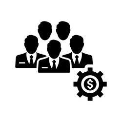 Business group icon graphics Royalty Free Vector Image