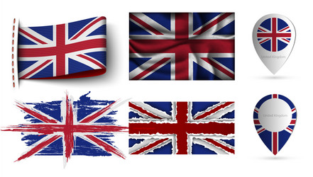 Uk flag Royalty Free Vector Image - VectorStock