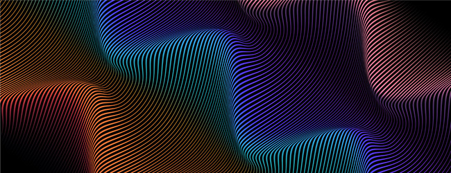 Futuristic volumetric landscape top view Vector Image