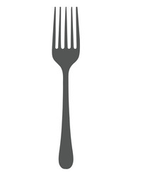 Steel fork design Royalty Free Vector Image - VectorStock