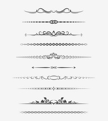 Filigree Underline Vector Images (over 340)