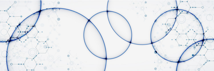 Abstract Technology Hexagonal Background Vector Image