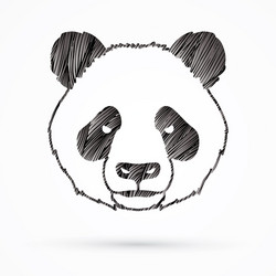 Panda Front View Vector Images (66)