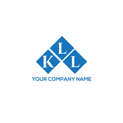 Kll letter logo design on black background Vector Image