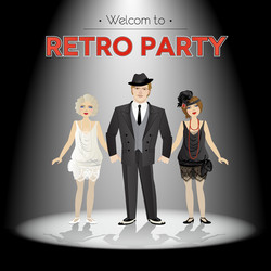 Vintage party Royalty Free Vector Image - VectorStock