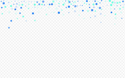 Turquoise cell falling blue background Royalty Free Vector