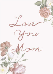 Love Mom Cursive Vector Images (over 230)
