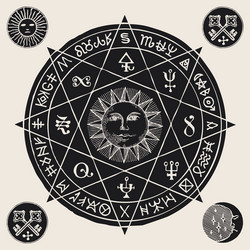 Ancient Sun Symbol Vector Images (over 6,400)
