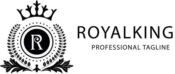 Royaling letter r pro logo template Royalty Free Vector