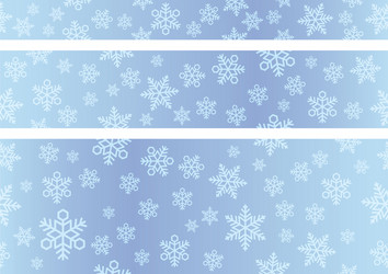 Falling snow circle frame seamless pattern Vector Image
