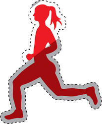 Shoes running pictograph Royalty Free Vector Image