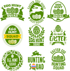 Easter emblems Royalty Free Vector Image - VectorStock