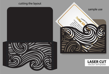 Laser cutting Royalty Free Vector Image - VectorStock