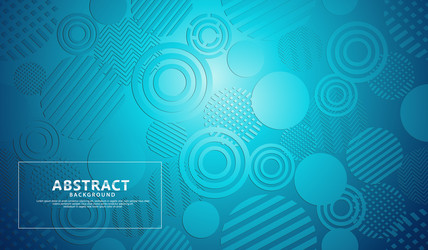 Blue modern geometric shape abstract background Vector Image