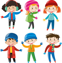 Winter Kids Clothes Vector Images (over 11,000)