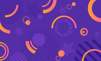 Bright background with geometric shapes Royalty Free Vector