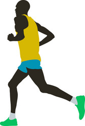 Running Man Shadow Vector Images (over 1,900)