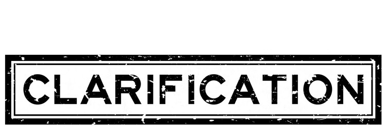 Grunge red clarified word rubber seal stamp Vector Image