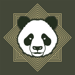 Panda Front View Vector Images (66)