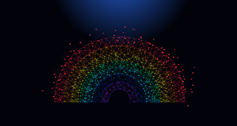 Low poly style design Royalty Free Vector Image