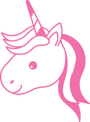 Unicorn cute for kids Royalty Free Vector Image
