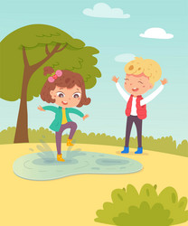 Spring Kids Vector Images (over 52,000)