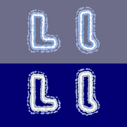 Smoke Font Letter L Vector Images (74)