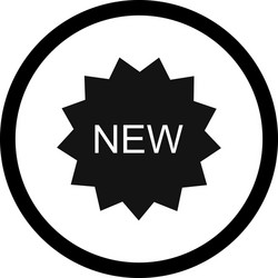 New icon Royalty Free Vector Image - VectorStock