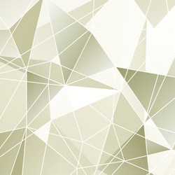 Abstract white paper triangle background Vector Image