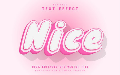 Yellow text effect comic style Royalty Free Vector Image