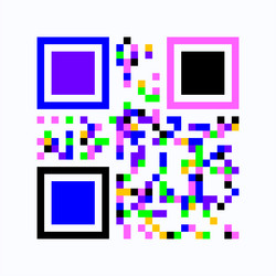 Qr code quick response code marketing Royalty Free Vector