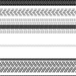 Seamless tire pattern Royalty Free Vector Image