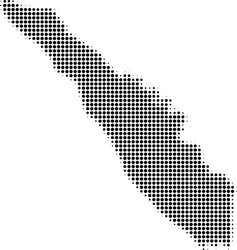 Sumatra island map halftone icon Royalty Free Vector Image