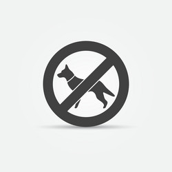 No pets sign Royalty Free Vector Image - VectorStock
