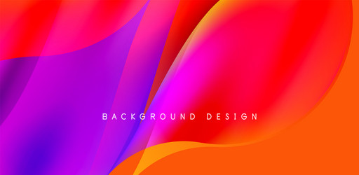 Abstract light lines on red and green background Vector Image