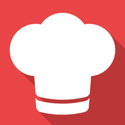 Chef cap icon cooking hat Royalty Free Vector Image