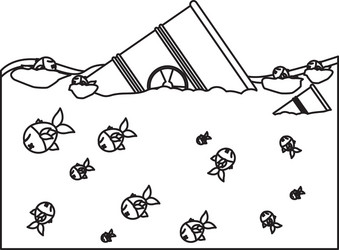 Isolated barrel biohazard and pollution design Vector Image