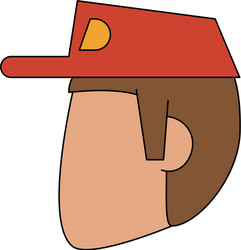 Man Wearing Baseball Cap Vector Images (over 1,100)