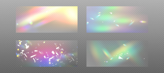 Prism light refraction effect Royalty Free Vector Image
