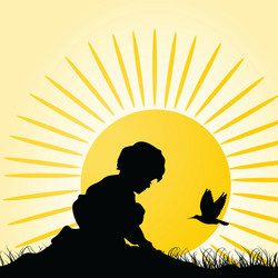 Sun logo Royalty Free Vector Image - VectorStock