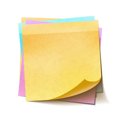 Think sticky note Royalty Free Vector Image - VectorStock