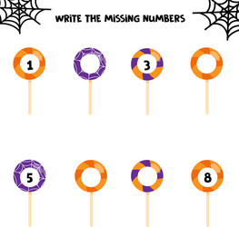 Halloween Missing Numbers Vector Images (13)