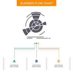 Data diagram performance point reference icon Vector Image