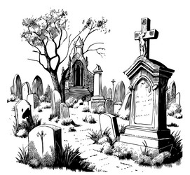 Graveyard Drawing
