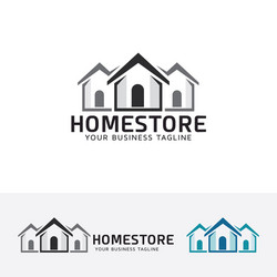 Home paint service logo design template Royalty Free Vector