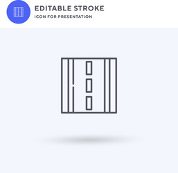 Lane simple icon symbol Royalty Free Vector Image