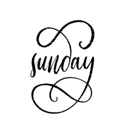 Sunday Calligraphy Vector Images (over 1,400)
